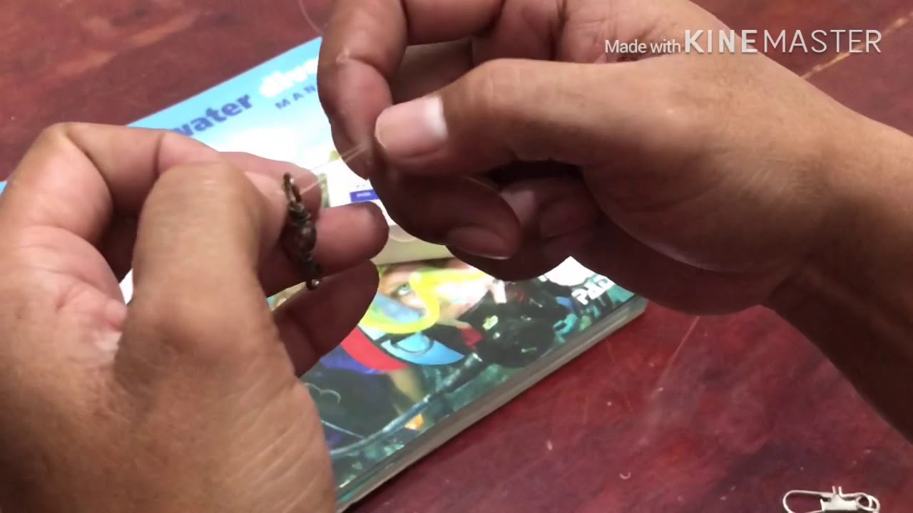 Complete assembly of fish line with multiple hook /swivel and weight ...