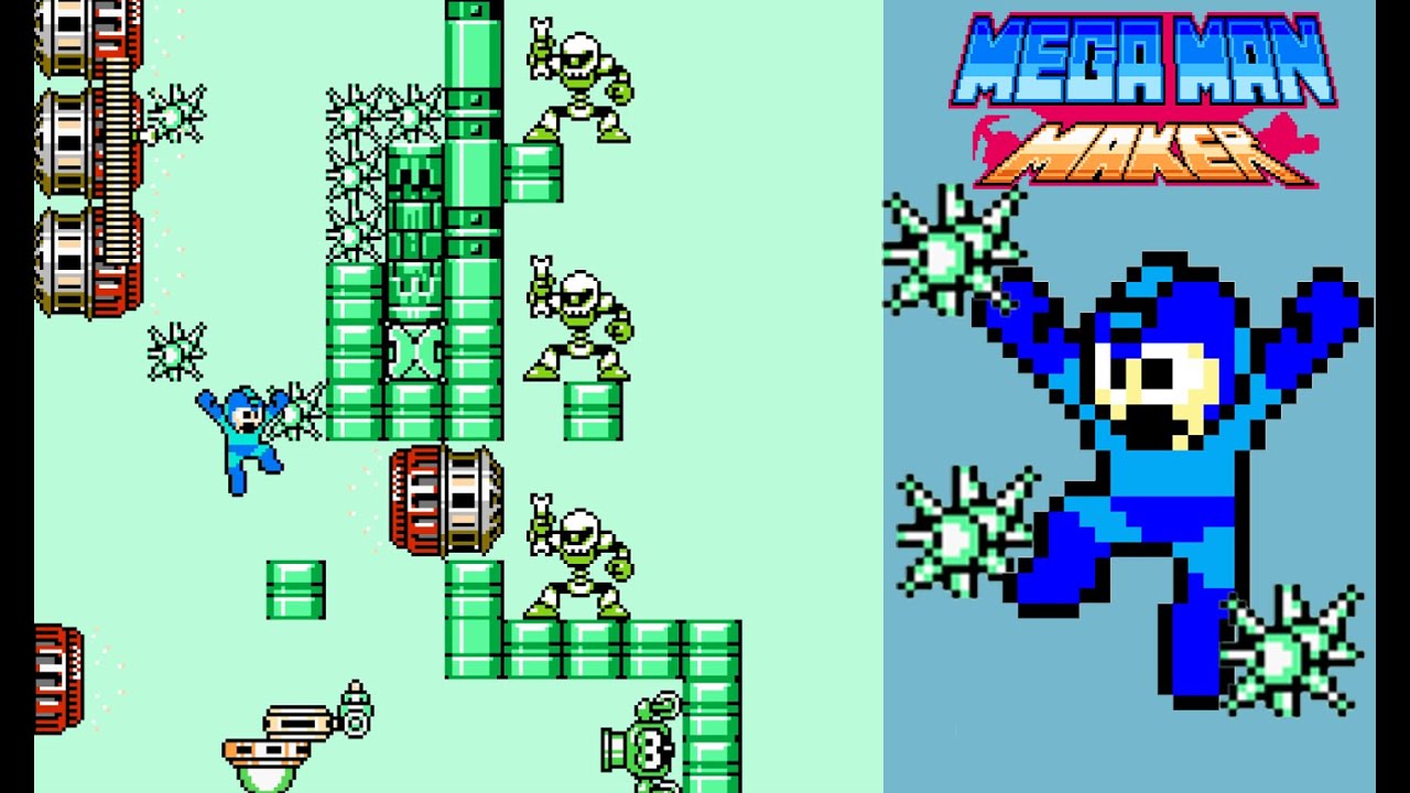 Mega Man Maker -Automatic Level 3 - YouTube