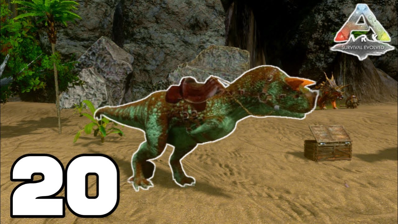 Taming a carno in Ark survival evolved - YouTube