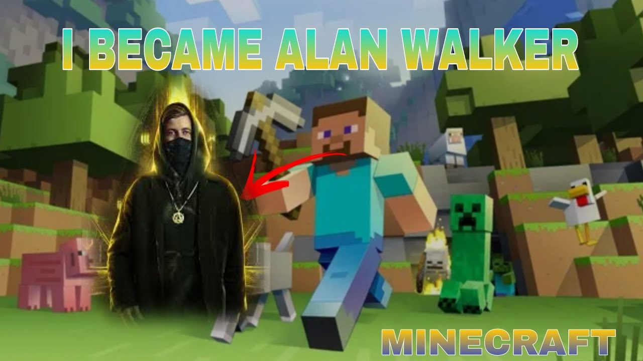 I BECAME ALAN WALKER IN MINECRAFT||CHARACTER EDITING||FIRST VIDEO||# ...
