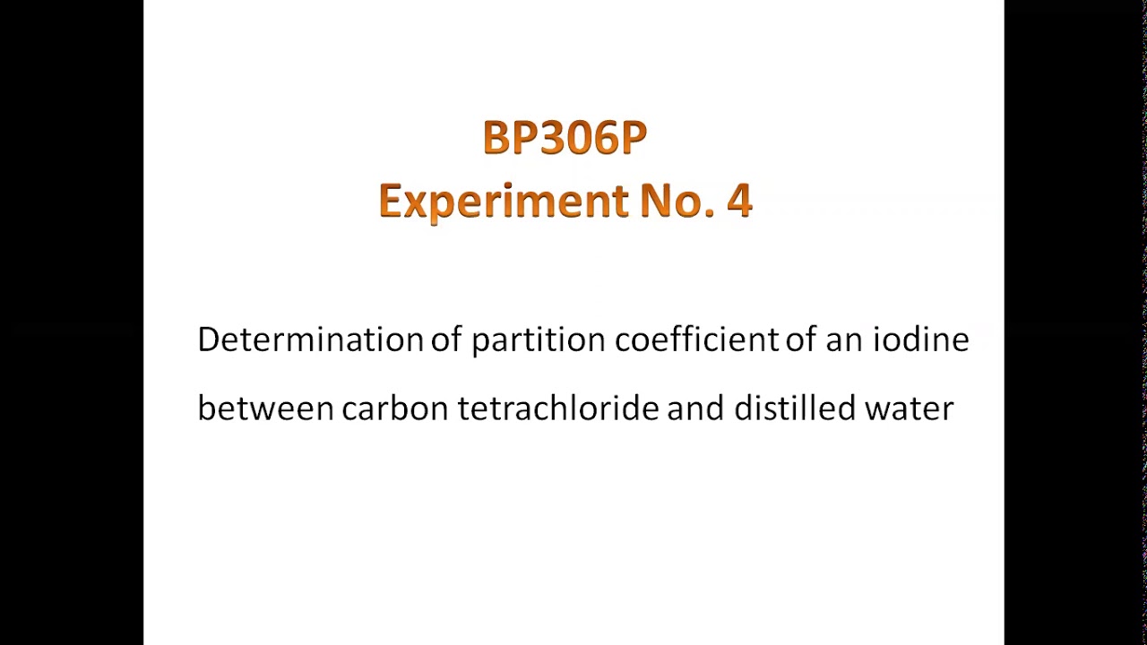 determination-of-partition-coefficient-of-iodine-between-carbon