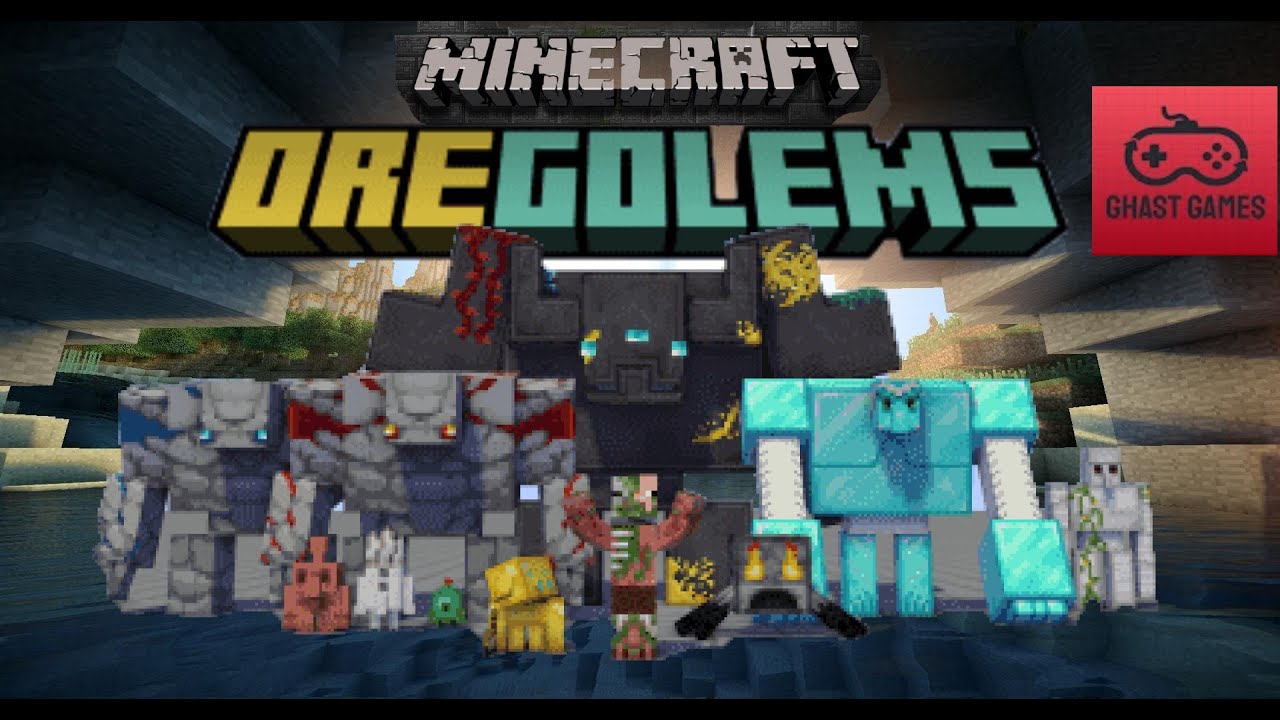 Minecraft Ore Golems VS Battles - Addon/Mod Links in description - YouTube