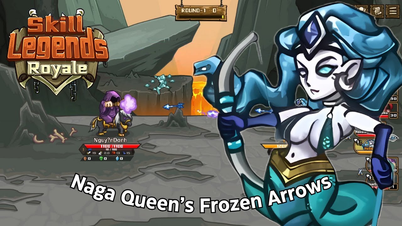 Naga Queen’s Frozen Arrows | Skill Legends Royale - YouTube