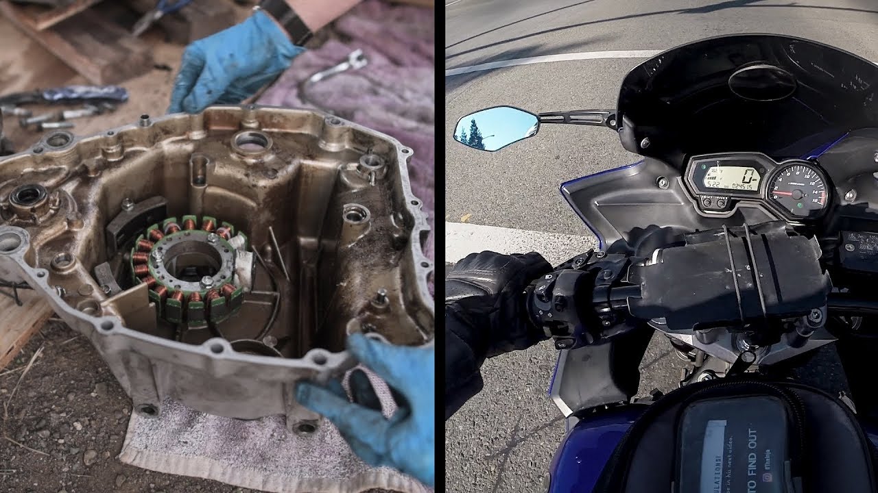 CX500 Stator Project Update - YouTube