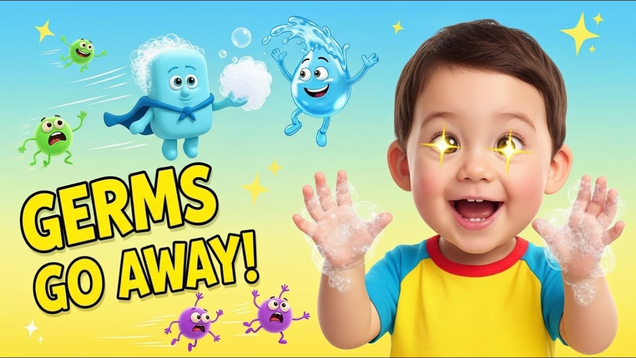 Germs Go Away! | Hand Washing Song for Toddlers - YouTube