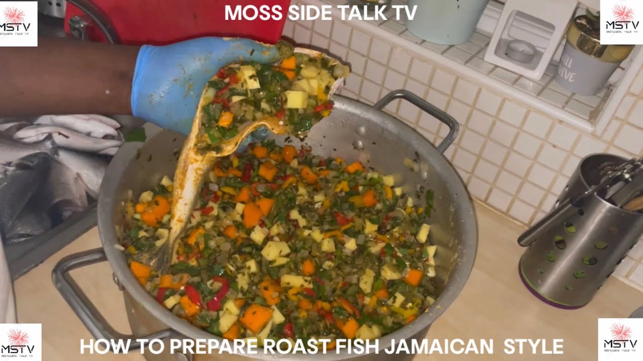 HOW TO PREPARE ROAST FISH JAMAICAN STYLE - YouTube