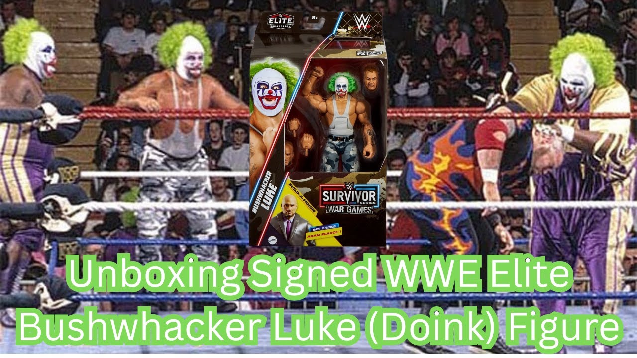 WWE Survivor Series Bushwhacker Luke (Team Doink) Signed Figure ...