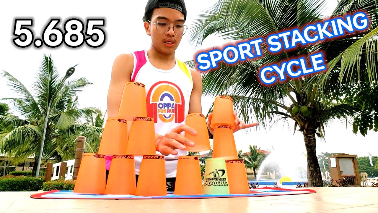 Sport Stacking: Cycle in 5.685 Seconds! - YouTube
