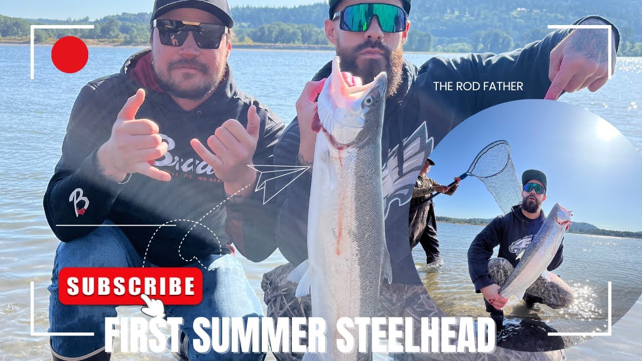FINALLY CAUGHT MY FIRST SUMMER STEELHEAD IN THE COLUMBIA RIVER - YouTube