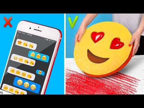 9 KENDİN YAP TARZI DEV VE MİNYATÜR EMOJİ OKUL MALZEMESİ