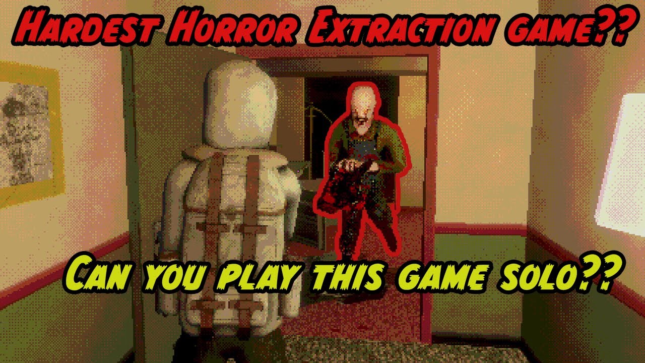 Can you play solo in the HARDEST Horror Extraction game? - YouTube