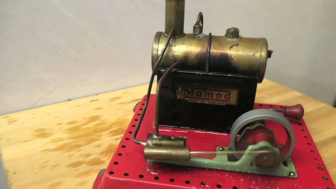 Mamod SE2 Stationary Steam Engine - Running Test - YouTube