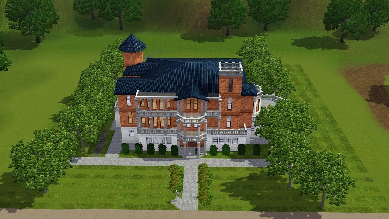 The Sims 3 - Building a big house - YouTube