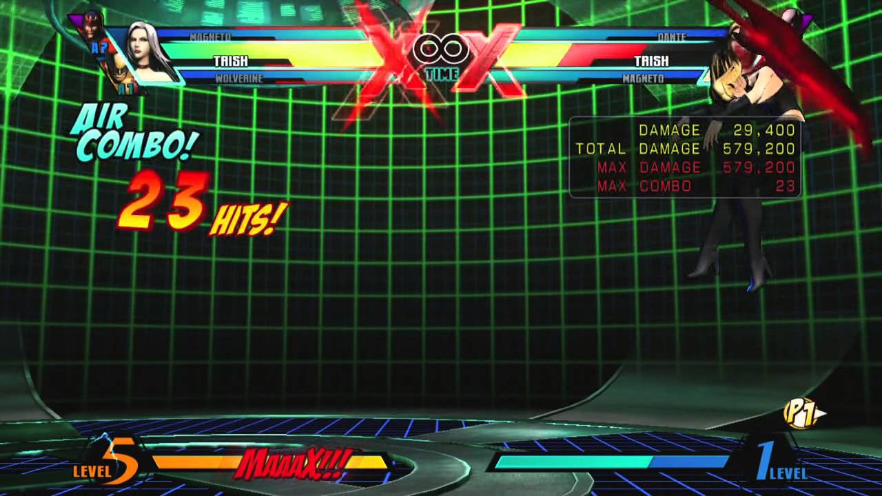 Umvc3 - Trish is the Best - 1.2mil Lv 1 Factor Combo - YouTube