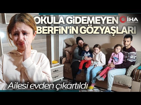 Ailesi Evden Çıkartıldığı İçin Okula Gidemeyen Kız Çocuğu Gözyaşlarına Boğuldu