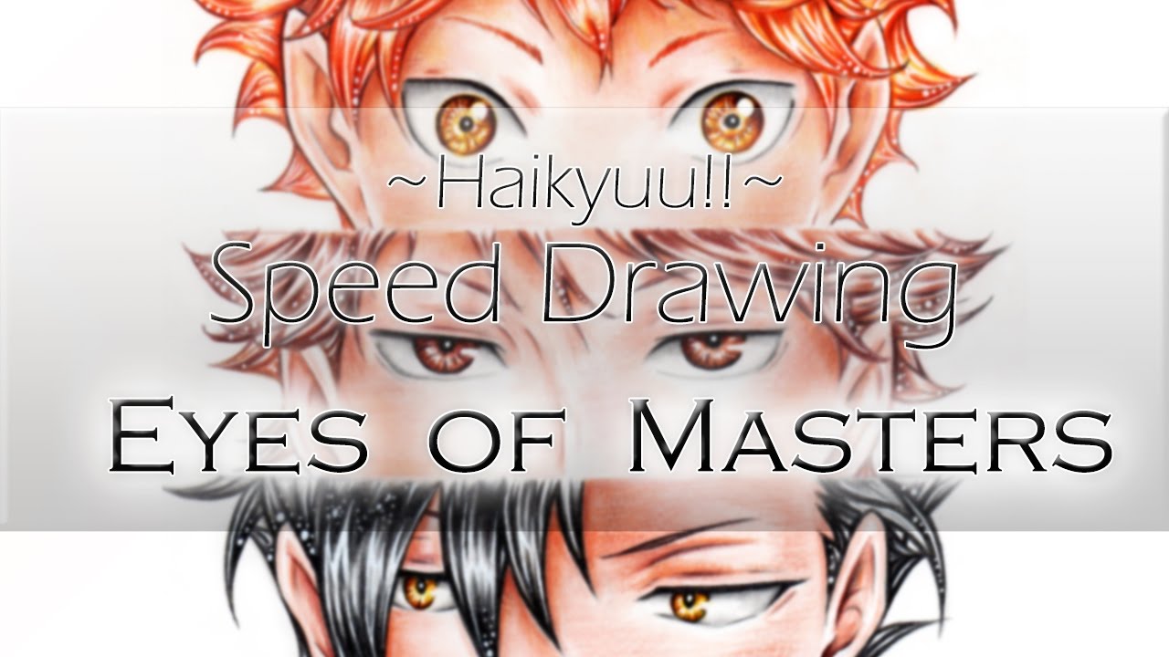 Speed drawing - Eyes of Masters (Haikyuu!!) - YouTube