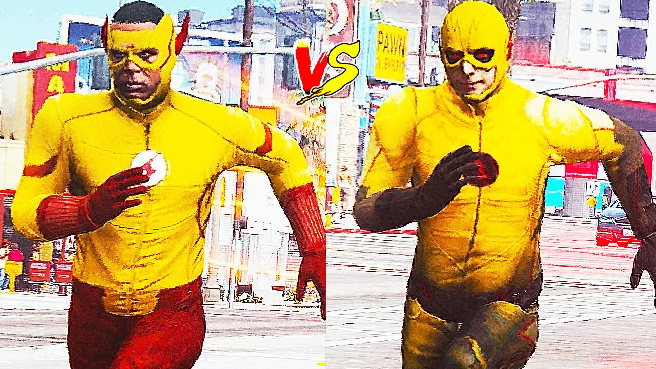 Kid Flash VS Reverse Flash - EPIC BATTLE - YouTube