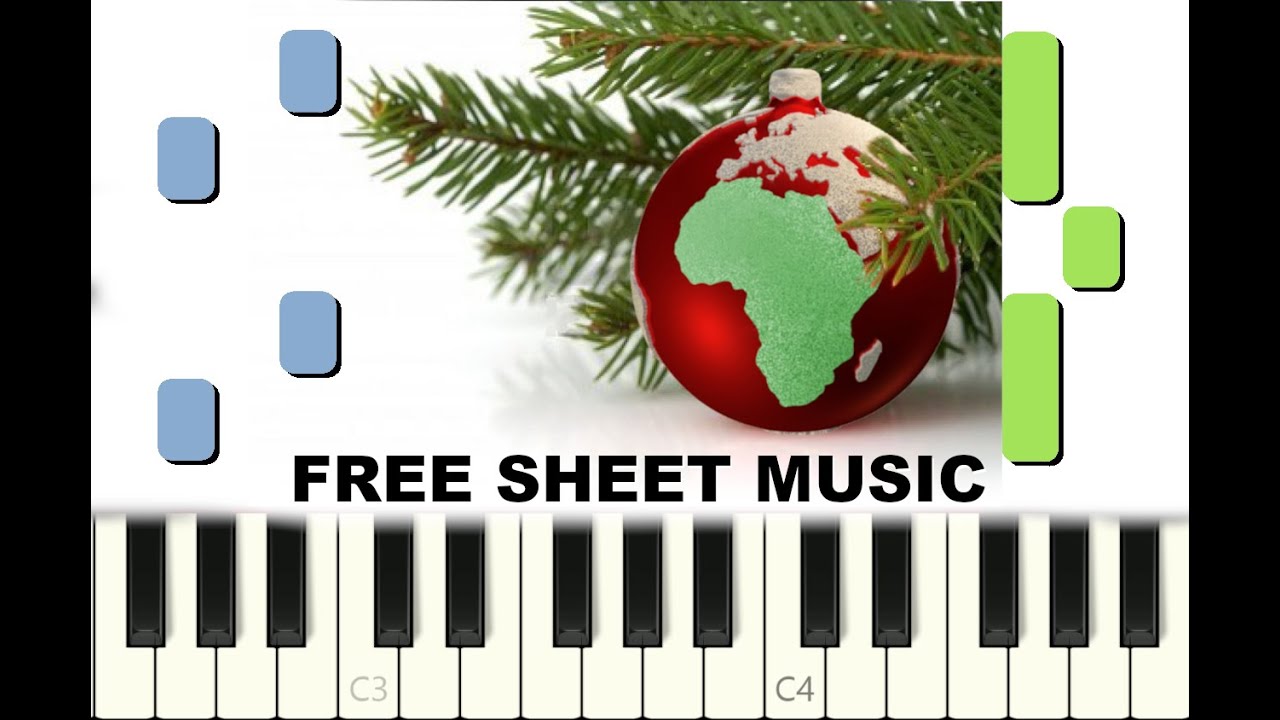AFRICAN NOEL (SING NOEL) Piano Tutorial with FREE Sheet Music (pdf ...