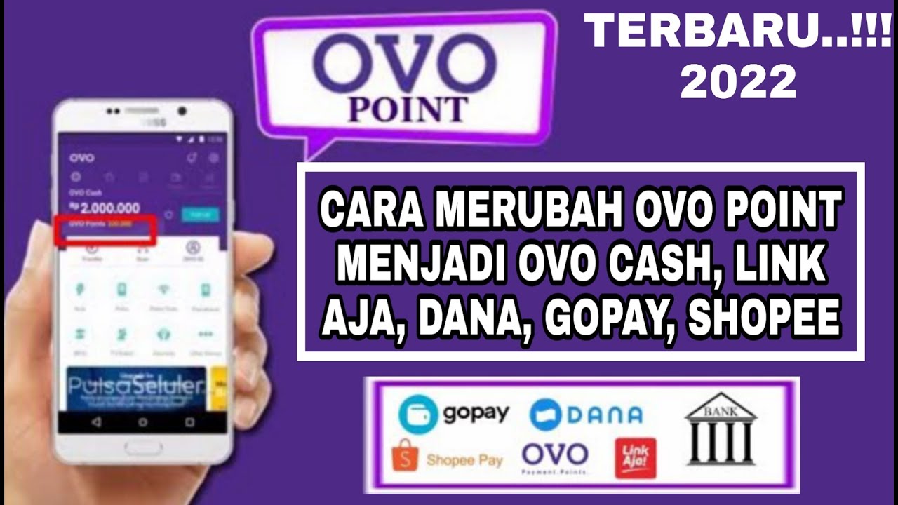 Cara Ubah Ovo Point Ke Ovo Cash Terbaru 2022 || Tukar Ovo Point Ke Ovo ...