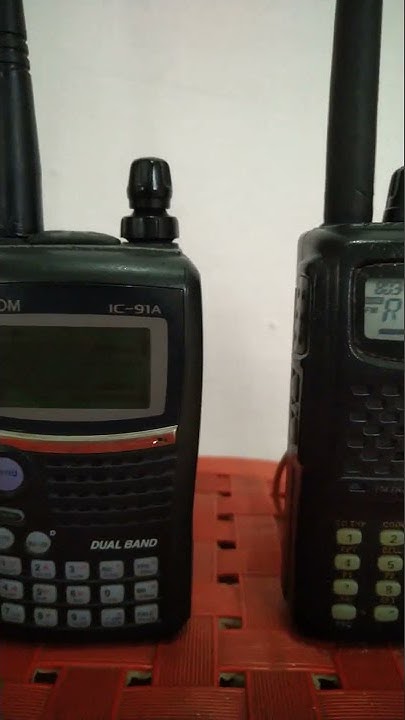 Yaesu VX-7R, Icom IC-91A, Yaesu FT-60R - YouTube
