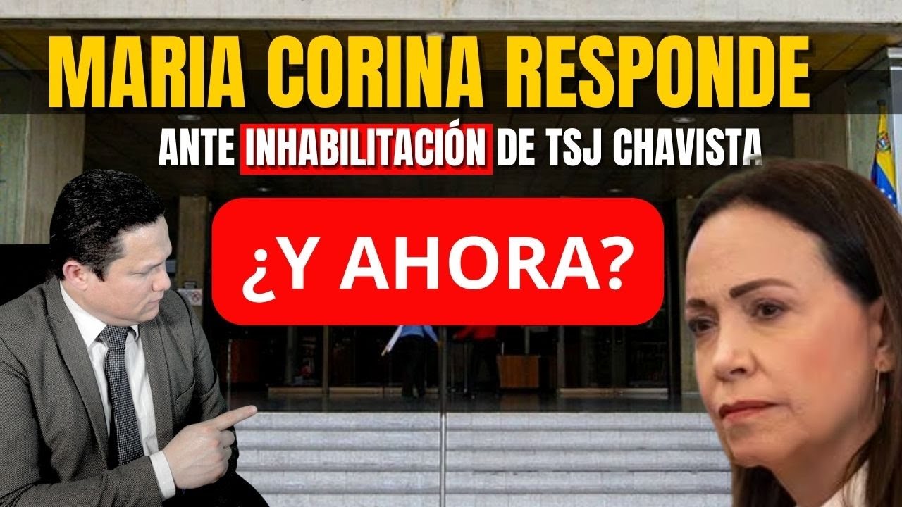 VENTE VENEZUELA TIENE ESTRATEGIAS ESTUDIADAS SI NO PERMITEN MARIA CORINA POSTULARSE - YouTube