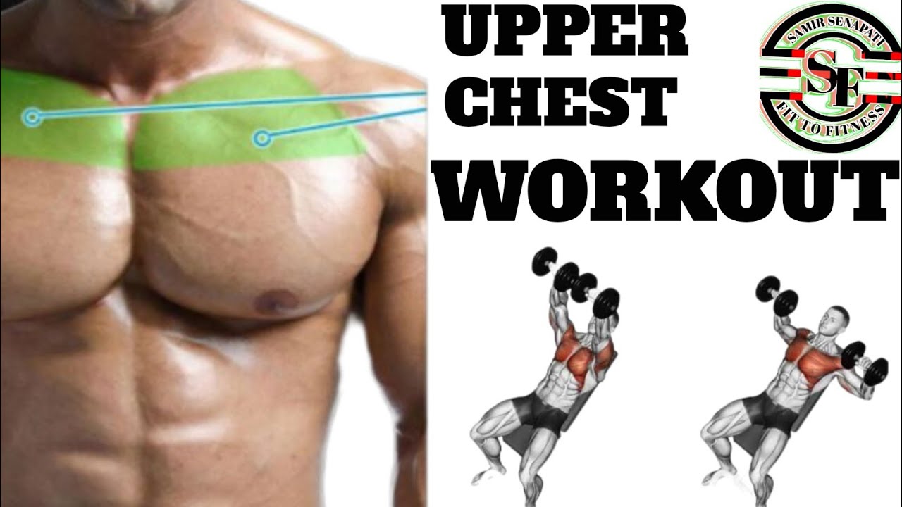 7 min dumbbells upper body workout/upper chest workout at home - YouTube
