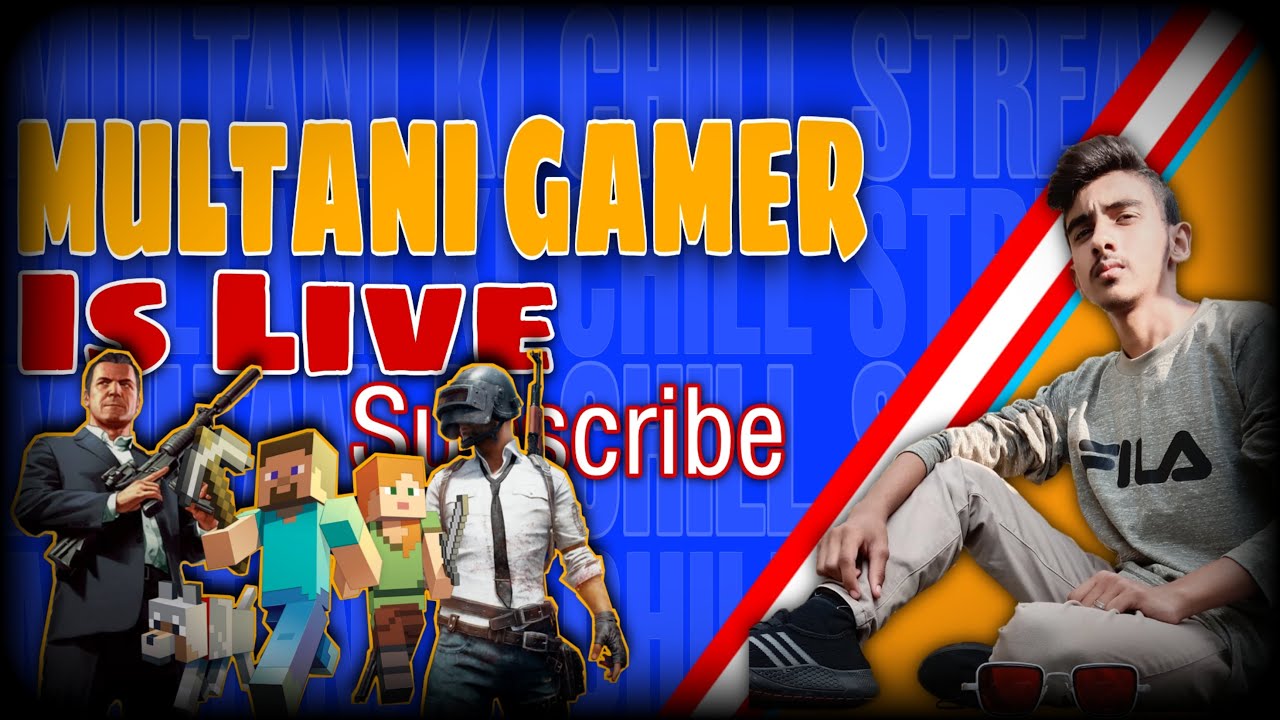 🔴Live | PUBG MOBILE | MINECRAFT | Crusader | CHILL STREAM | MULTANI ...