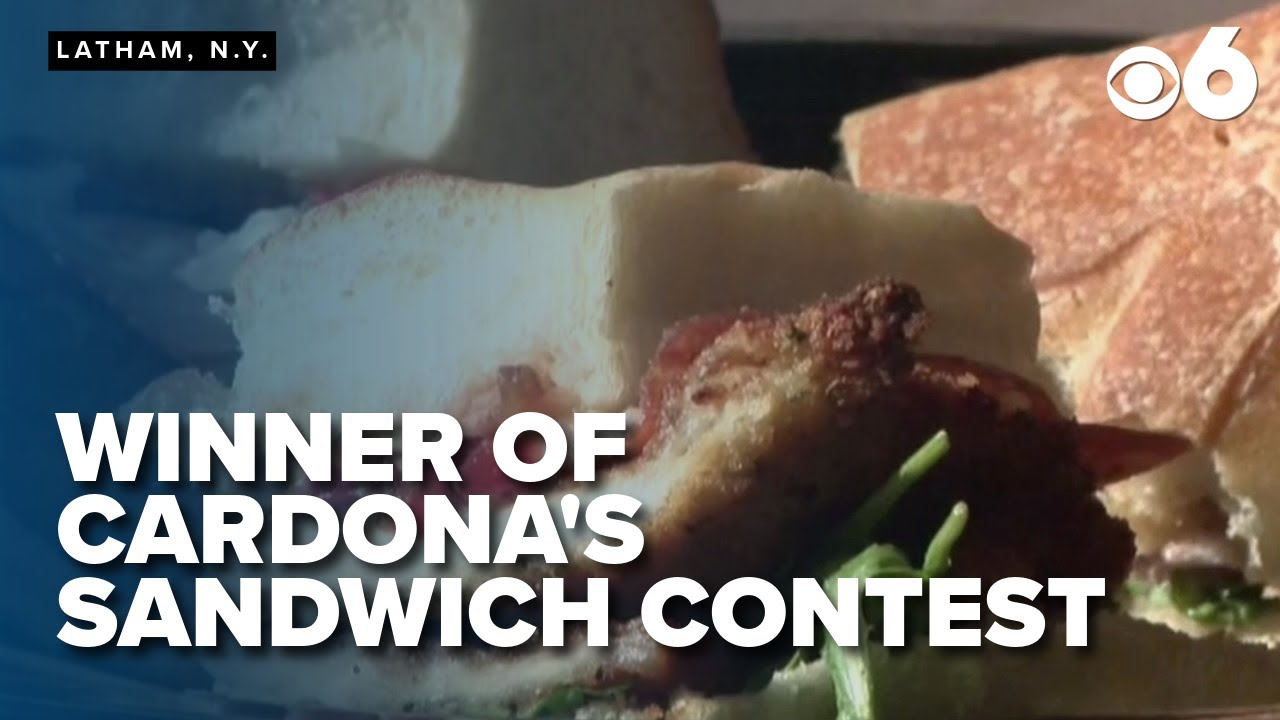 Cardona's announces winner of sandwich contest - YouTube