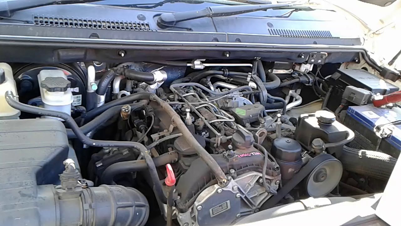 2013 SSANGYONG STAVIC 2.0DT ENGINE TEST NMW07264 - YouTube