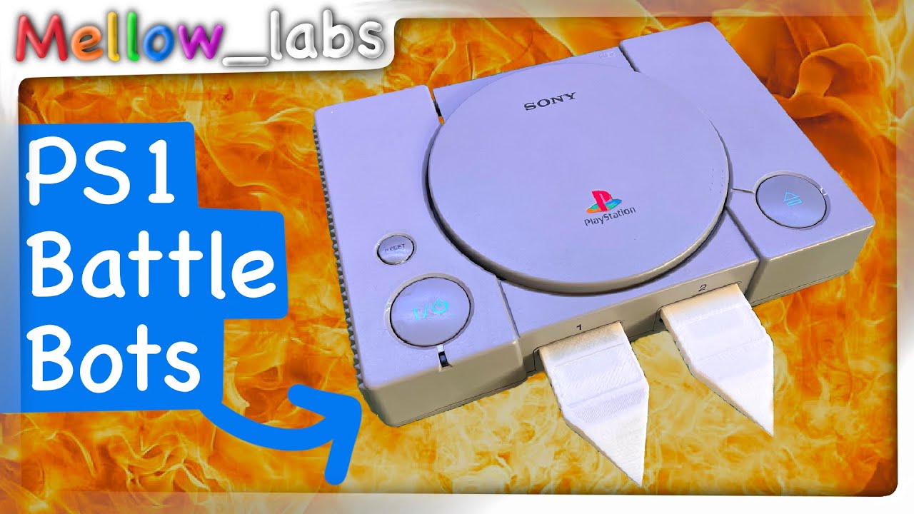 Epic Battle Bot Transformation: Converting a PlayStation 1 into a ...