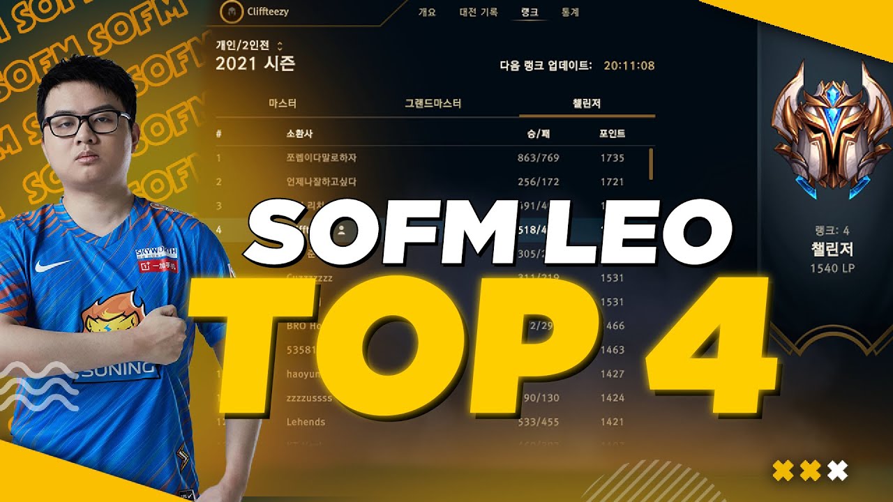 CÁCH MÀ SOFM LEO LÊN TOP 4 THÁCH ĐẤU HÀN ? - SOFM LẬP KỶ LỤC MỚI | SOFM ...