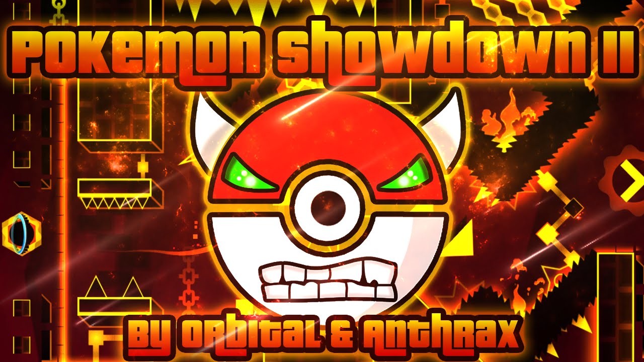 Geometry Dash - Pokemon Showdown II 100% GAMEPLAY Online (Orbital ...