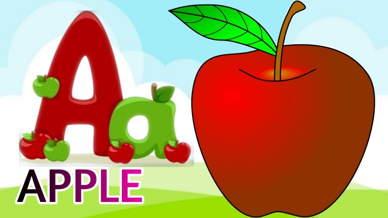 letter A for Apple? अ से अनार abc phonics song a for apple b for ball c ...