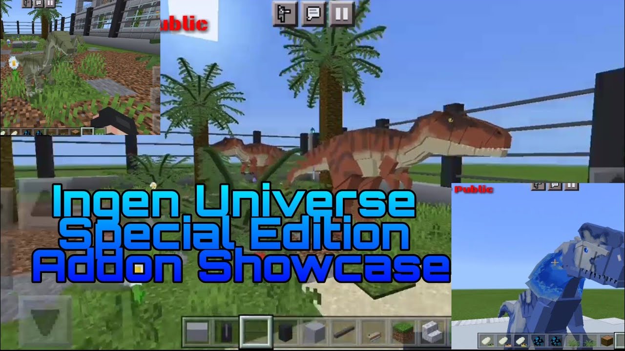 MCPE-MCBE Ingen Universe Special Edition Addon Showcase - YouTube