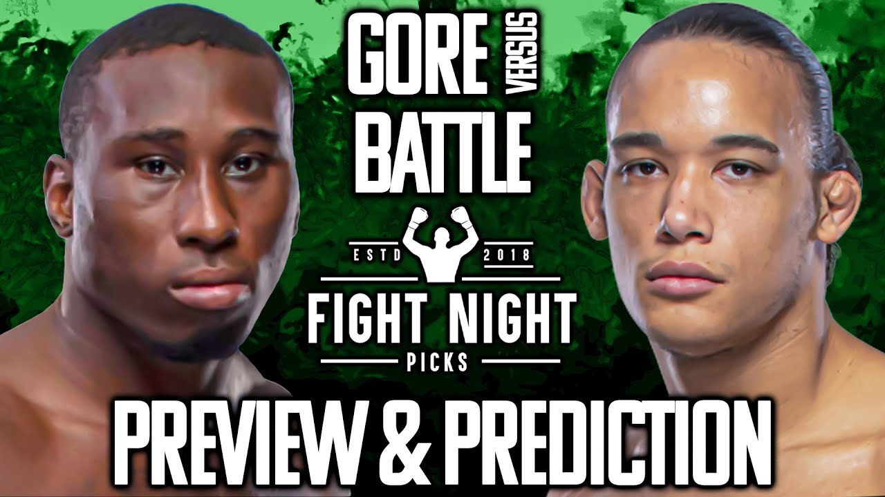UFC Fight Night: Tresean Gore vs. Bryan Battle Prediction - YouTube