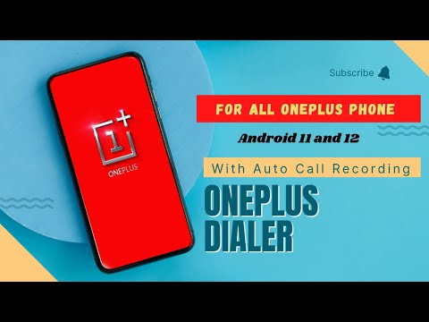 OnePlus dialer for Android 12 | With Auto Call Recording - YouTube