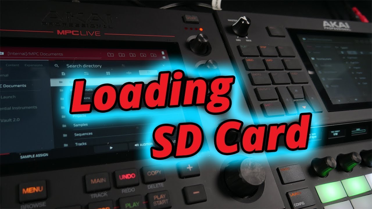 Akai Force Vs Mpc Live - Loading MPC SD Card into Akai Force - YouTube