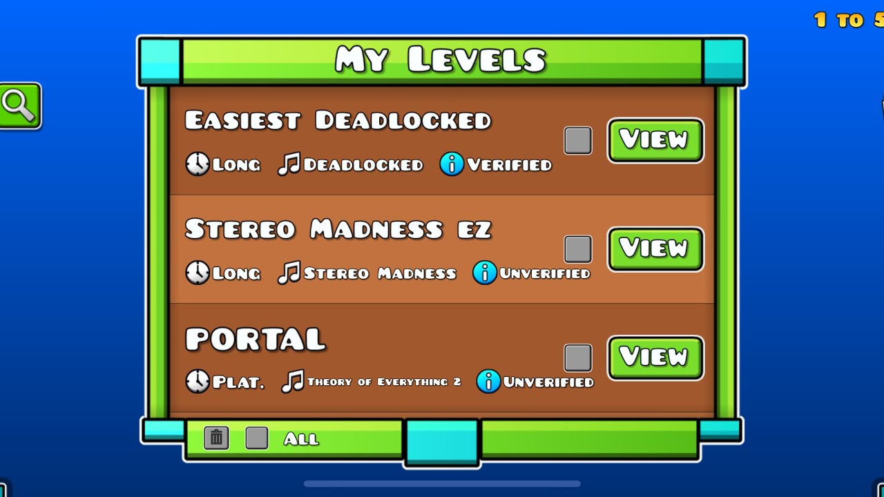 My levels (you can't play them🥲) - YouTube