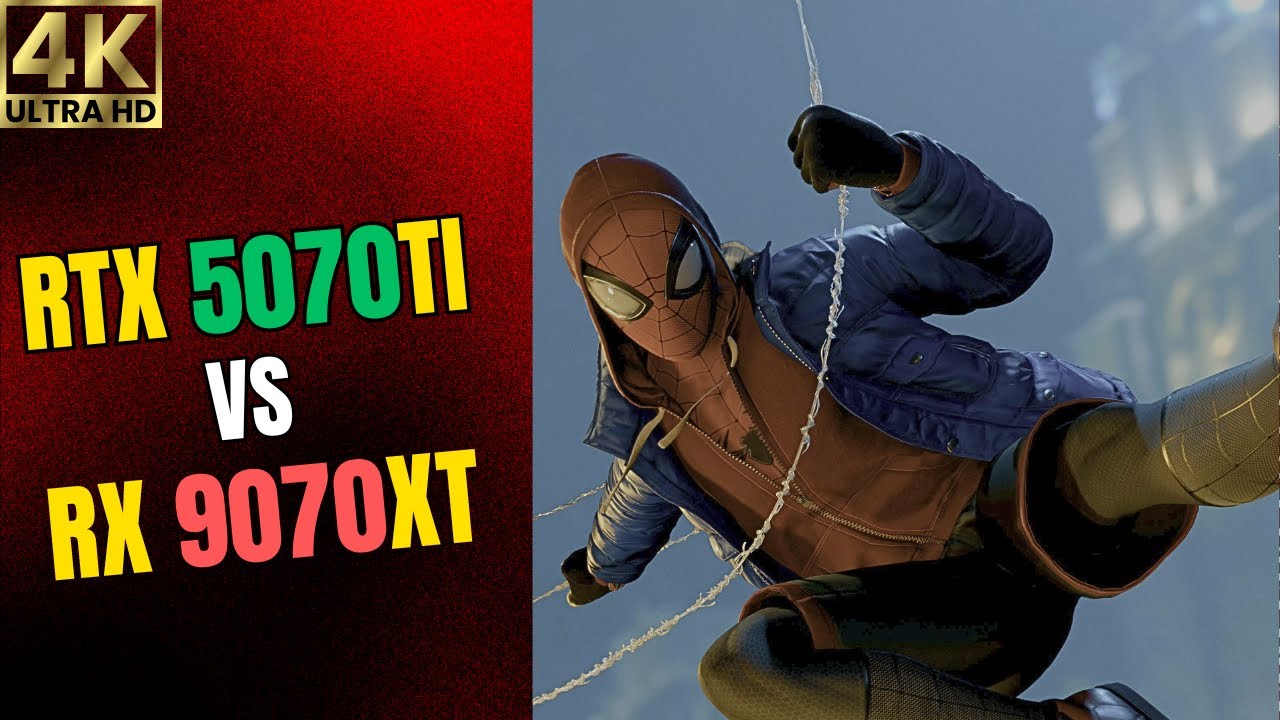 Marvel's Spider-Man: Miles Morales - RTX 5070TI vs RX 9070XT - 4K High ...
