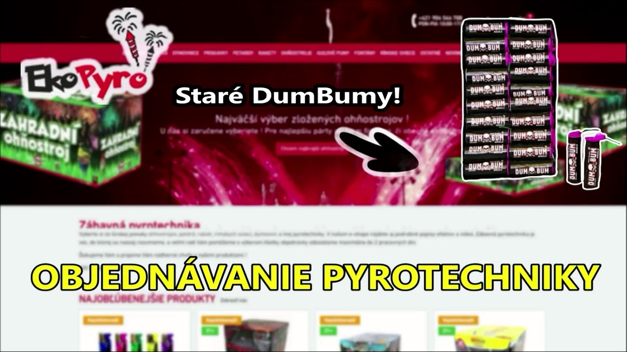OBJEDNÁVANIE PYROTECHNIKY zo stránky EkoPyro! - YouTube