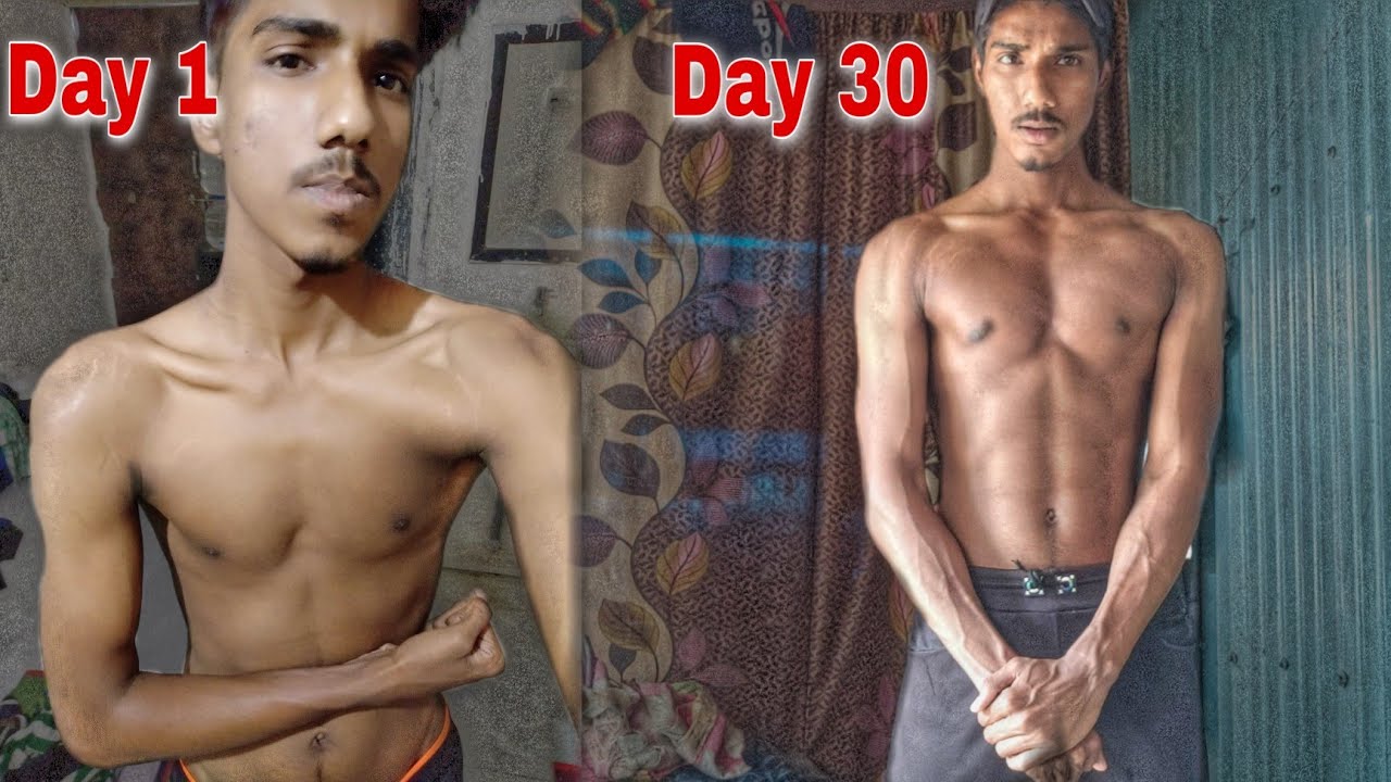 100 push up challenge, body transformation - YouTube