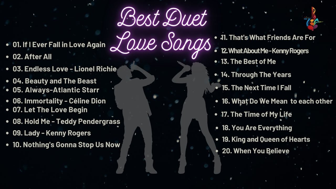 Best Duet Love Songs of All Time - Greatest Love Songs Collection (With ...