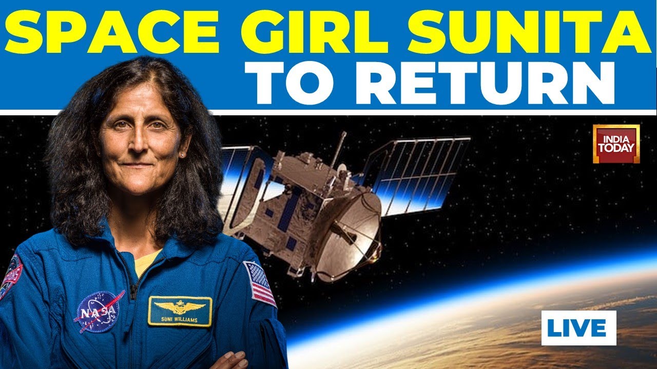 Sunita Williams Rescue Mission LIVE | Sunita Williams From Space ...