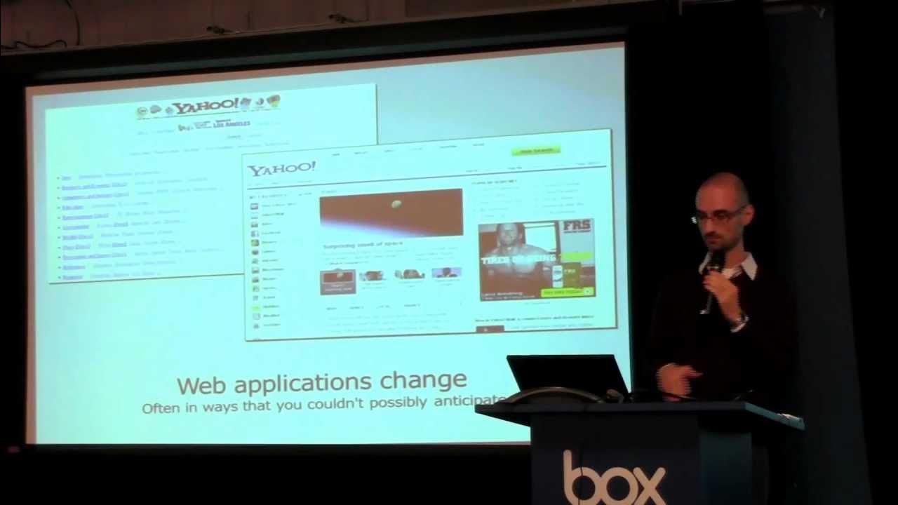 Box Tech Talk: Scalable JavaScript Application Architecture by Nicholas Zakas - YouTube