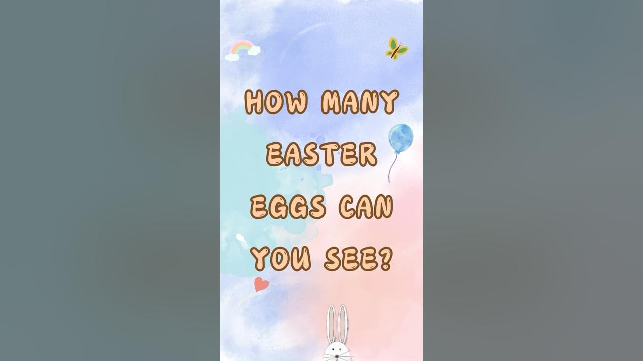 How Many Easter Eggs Can You See? 🐣 | Count With Me! - YouTube