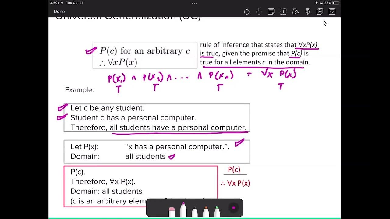 5 - Rules of Inference for Quantifiers - YouTube