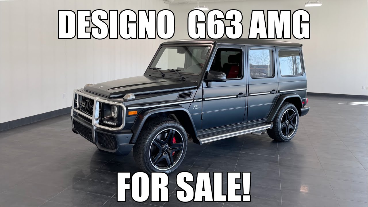 MATTE BLACK MERCEDES G63 FOR SALE! - YouTube