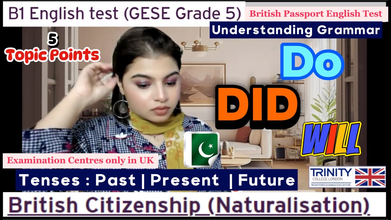 Full Test B1 English test (GESE Grade 5) | SELT British Citizenship ...