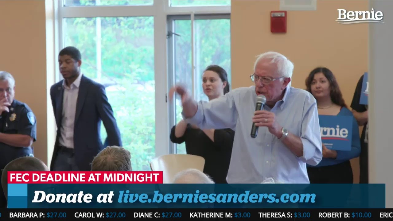 Bernie 2020 Rally in Windham, New Hampshire - YouTube