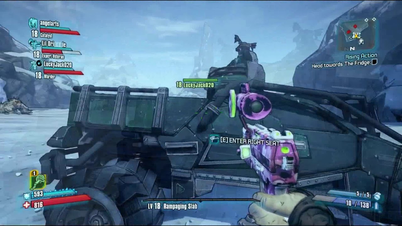 Let's Play Borderlands 2 (Blind) - Part 20 Come On, Ride the Train ...